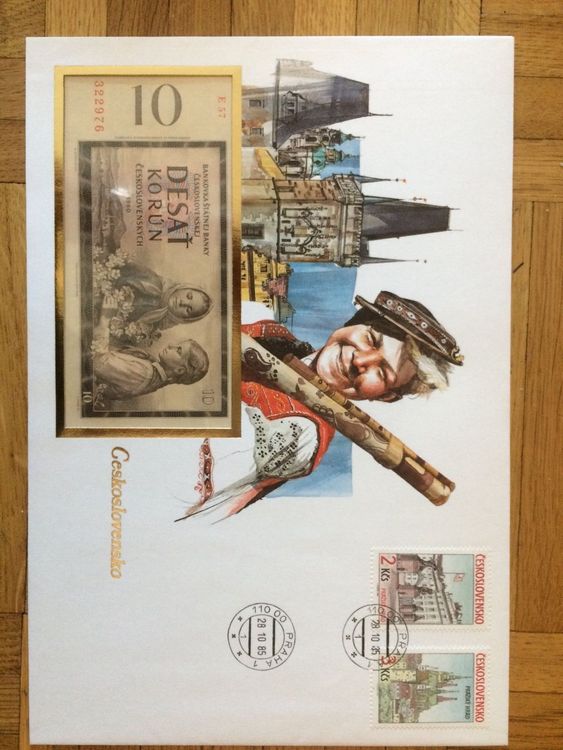 Banknotenbrief Tschechoslowakei (Neu und originalverpackt) in Muralto für CHF 27.5 – mit ...