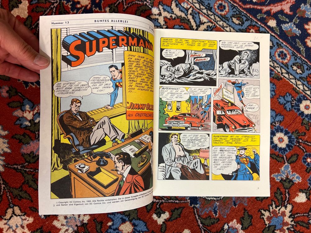 Superman 1954 Nr. 13 erste deutsche Ausgabe Buntes Allerlei (Gebraucht ...