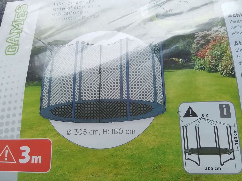 Trampolin sicherheitnetz (Neu und originalverpackt) in Herisau für CHF 10 – mit Lieferung auf ...