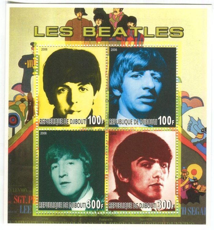 Block "The Beatles". Dschibuti (Neu und originalverpackt) in für CHF 20 ...