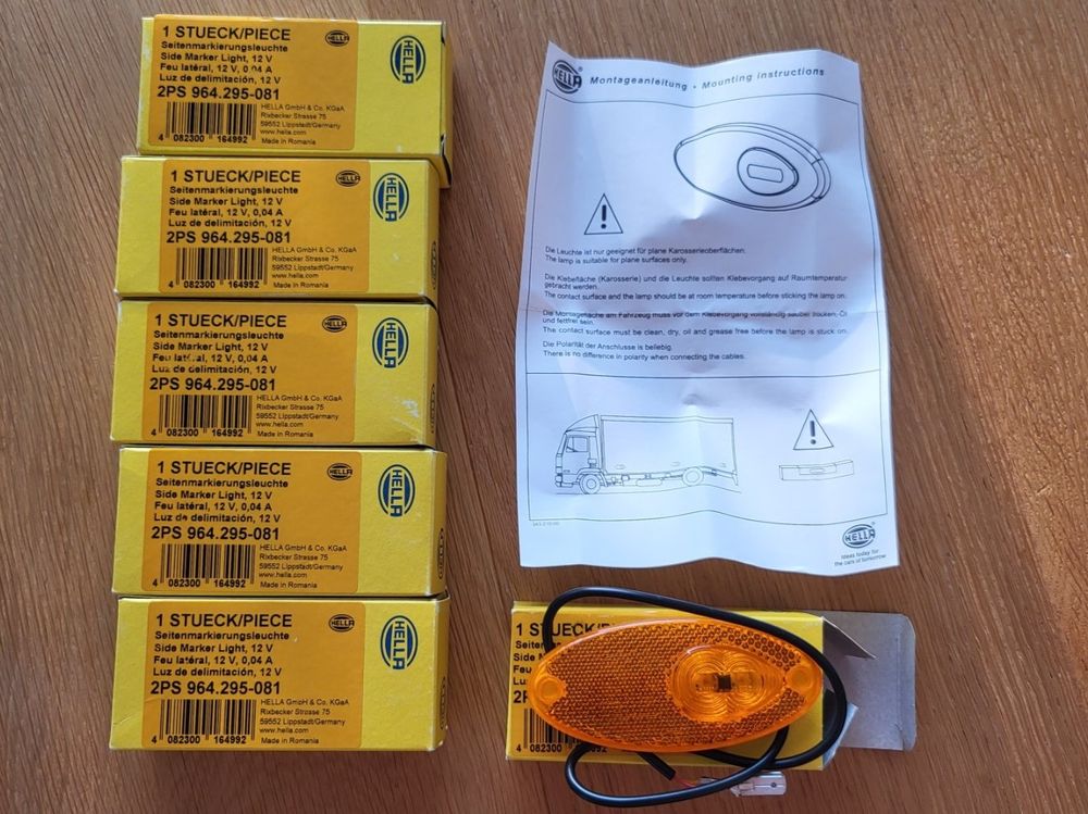 HELLA 2PS 964 295-081 LED Seitenmarkierungsleuchte (Neu und ...