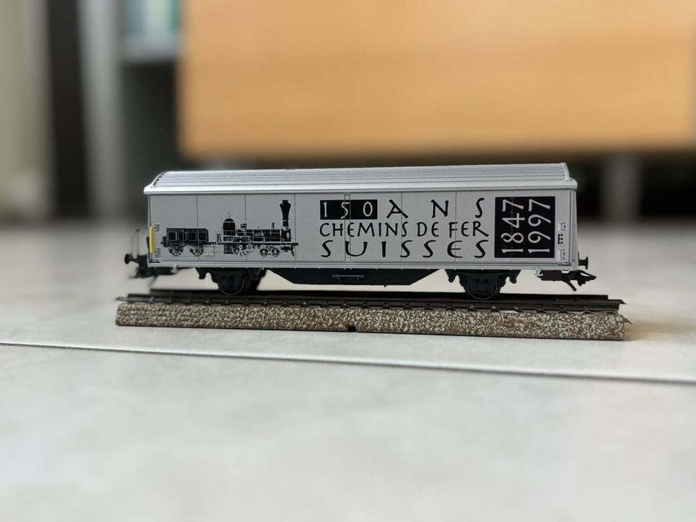 Märklin, Güterwagen „150 Jahre Schweizer Bahnen“ H0 (Gebraucht) in Malters für CHF 1 – mit ...