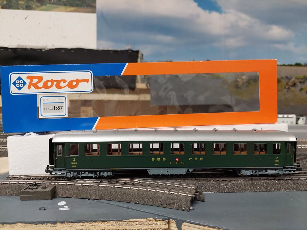Roco 44878 voiture lourde C4 sbb h0 (Gebraucht) in Broc für CHF 26 ...
