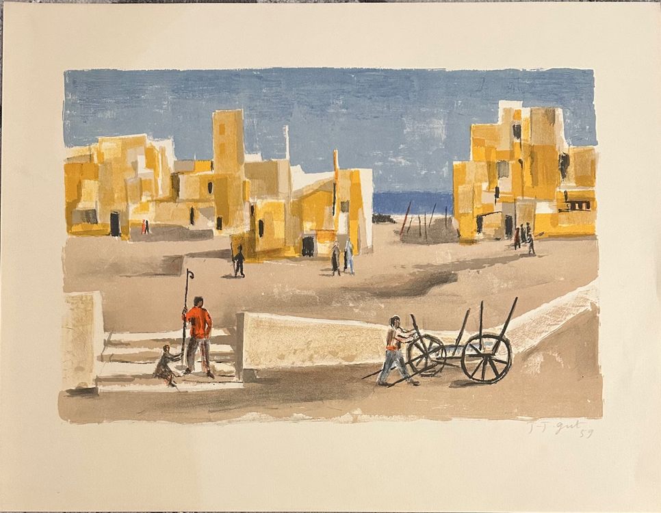 Jean-Jacques Gut (1924-2002) Litho Handsig (Gebraucht) in Hochdorf für CHF 5 – mit Lieferung auf ...