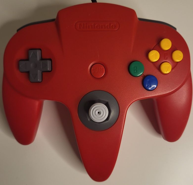 Nintendo 64 Controller Rot – Exzellenter Zustand (Gebraucht) in ...