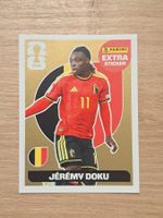 Jérémy Doku Panini WM 2026 Extra Sticker Gold (Neu und originalverpackt ...