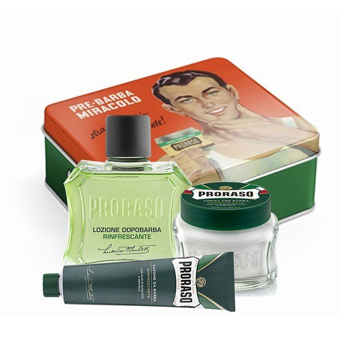 Proraso Geschenkset Gino in Metallbox Vintage Box Auswahl (Neu und ...