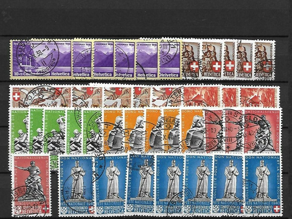 PP gest.Restlot 1938 - 1941 Kat: CHF 169.- | Kaufen auf Ricardo