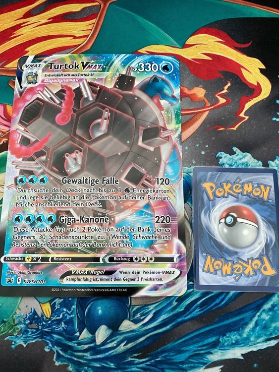 Pokemonkarte Turtok Vmax XXL | Kaufen auf Ricardo