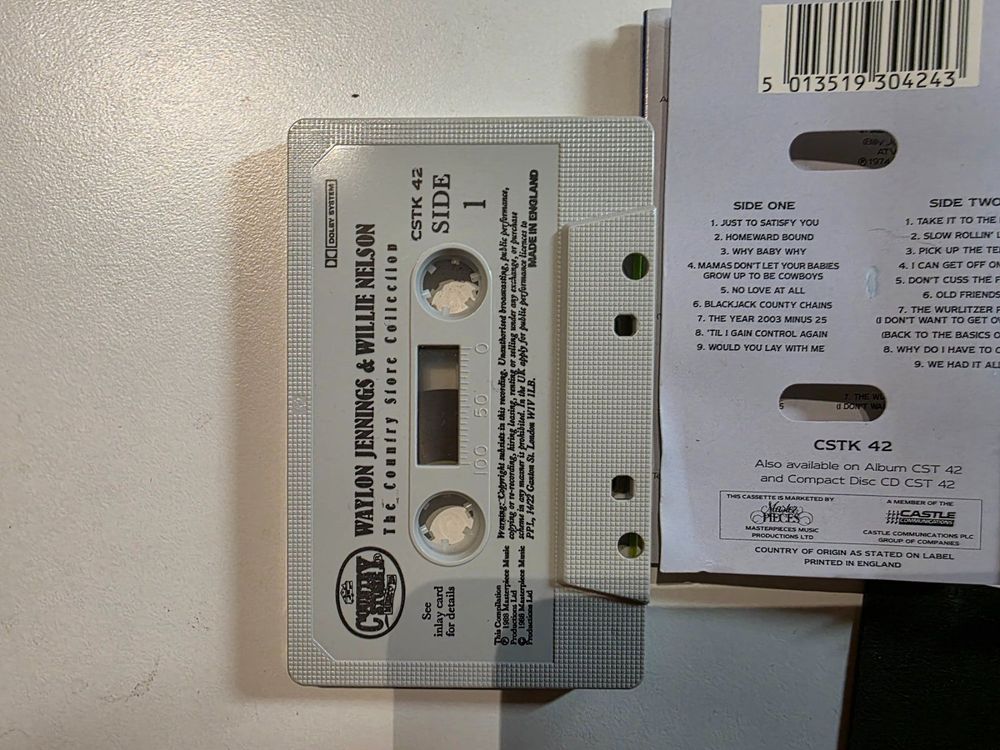 Musik Kassette Waylon Jennings & Willie Nelson 1988 (Gebraucht) in ...