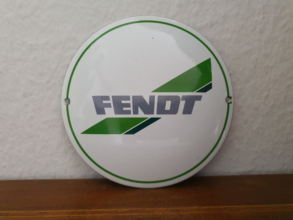 Emailschild Fendt Traktor Logo Emaille Schild Reklame Retro (Neu ...