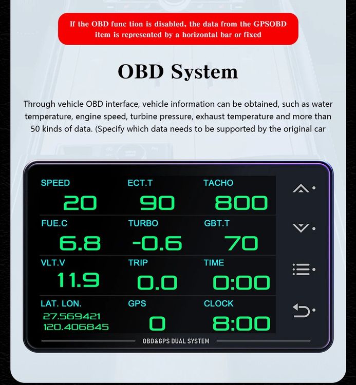 NEU OBD2 Head Up Display HUD Auto / Affichage Tête Haute (Neu und ...