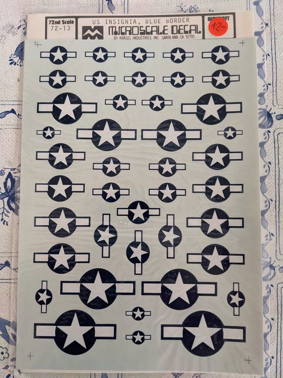 Microscale Decals Late War / Early post War US Insignias (Gebraucht) in ...