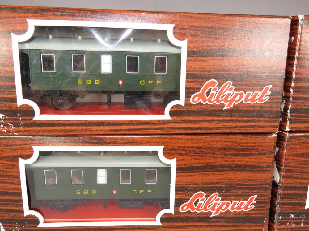 Liliput HO DC 6 SBB Wagen Diverse Ausführungen (203) (Neu (gemäss ...