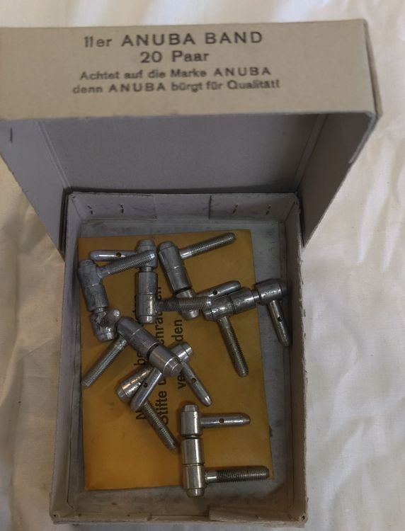 4 Paar Anuba Möbelbänder Vintage Originalverpackt (Gebraucht) in ...