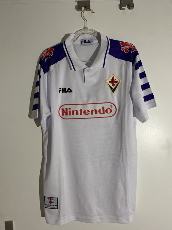 Fiorentina Fila Retro Jersey/Trikot - Nintendo Sponsor - M (Neu (gemäss ...