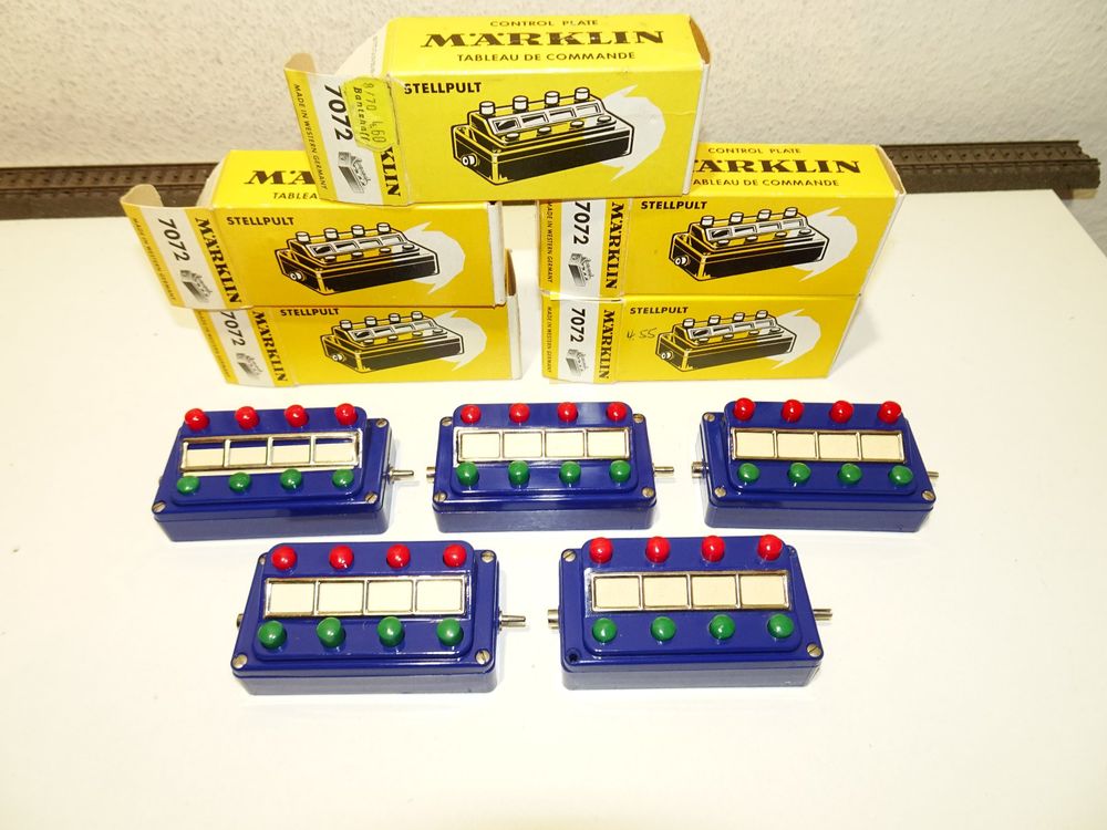 5 Märklin Stell und Schaltpulte HO 7072 (G) | Kaufen auf Ricardo