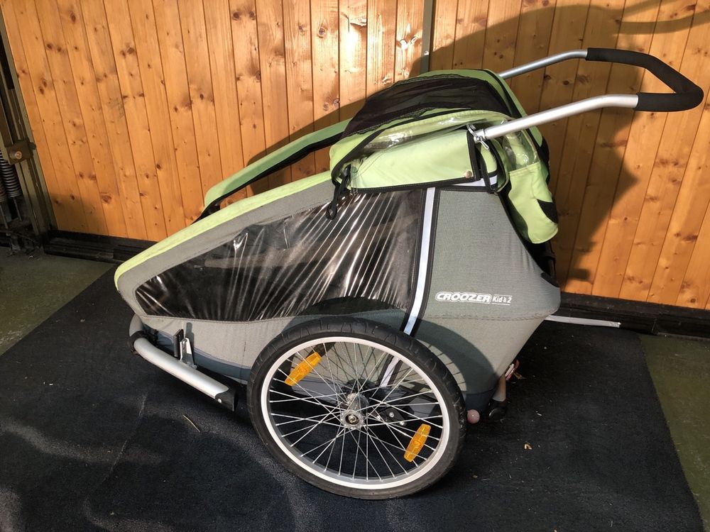 CROOZER Kid for 2, Fahrradanhänger, mit Babyhängematte (Gebraucht) in ...