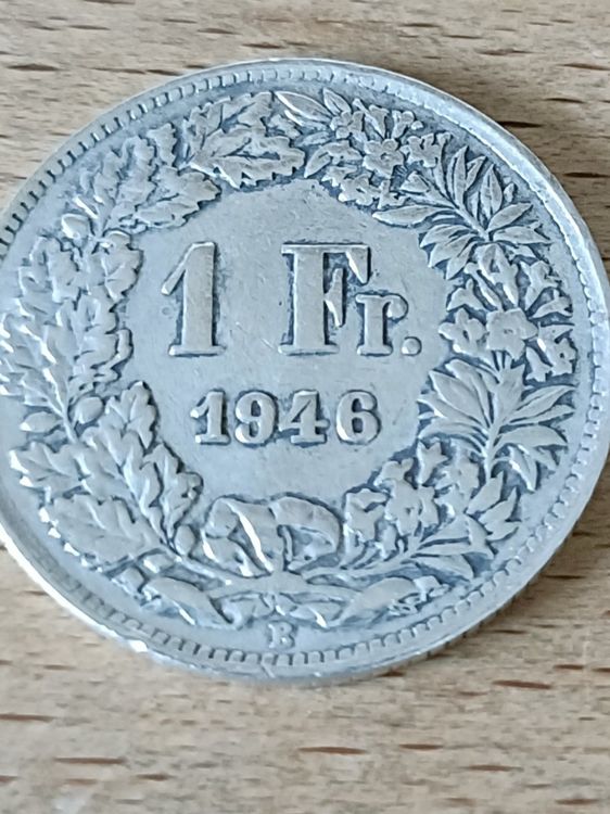 1 Franken Silber Münze, 1946 | Kaufen auf Ricardo