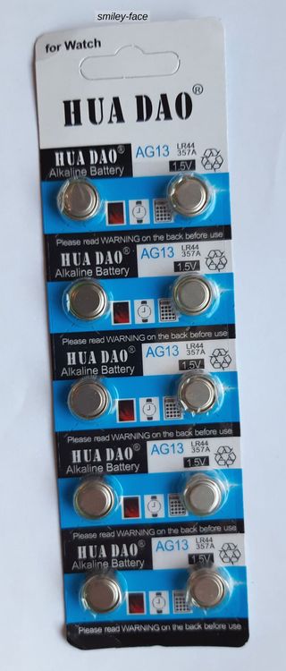 NEU 10 Stück AG13, LR44, 357A, Alkaline Batterien (Neu und originalverpackt) in St. Margarethen ...