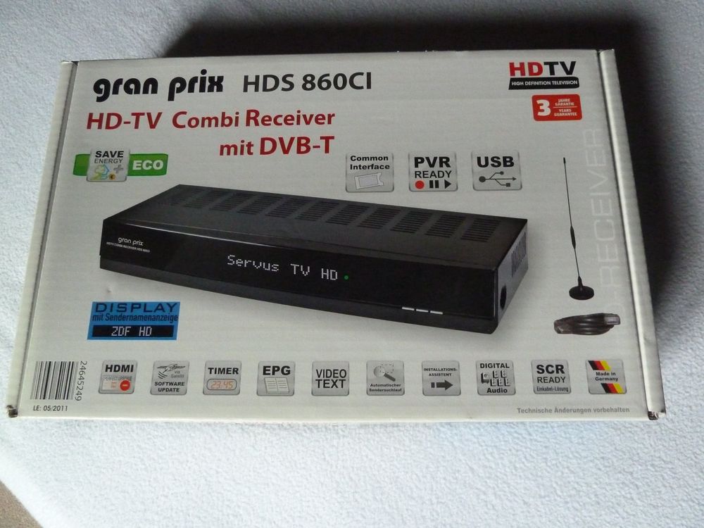 SAT- /DVBT- Receiver HD-TV, Satelitenempfänger, Neu (Neu und ...