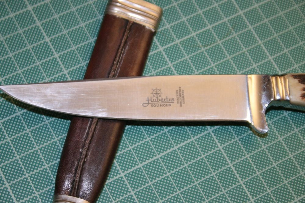 Hubertus Solingen Jagd Messer mit Hirschhorngriff (Gebraucht) in ...