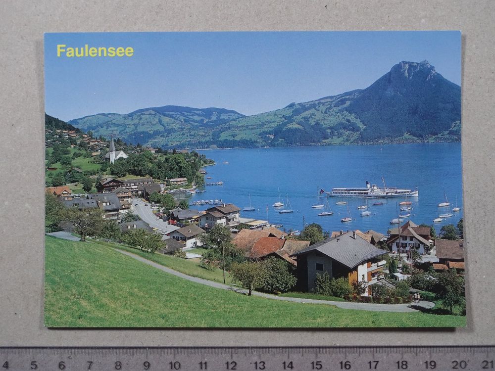 Faulensee, Thunersee, Schiff (Gebraucht) in Lenzburg für CHF 2 – mit ...