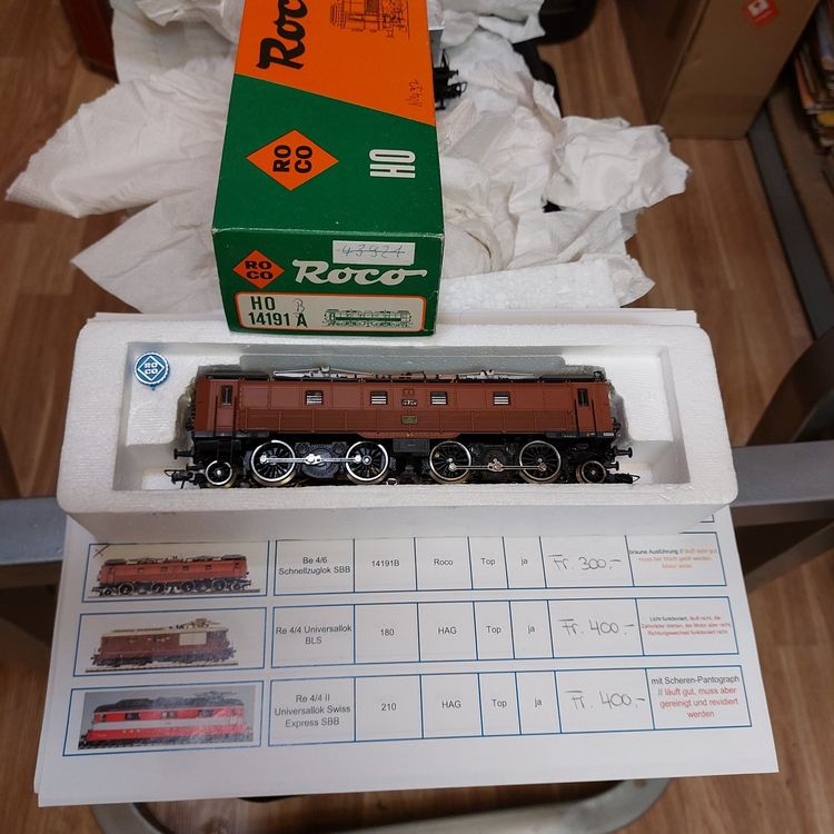 Roco 14191B, Schnellzuglok SBB (Neu und originalverpackt) in Bülach für ...