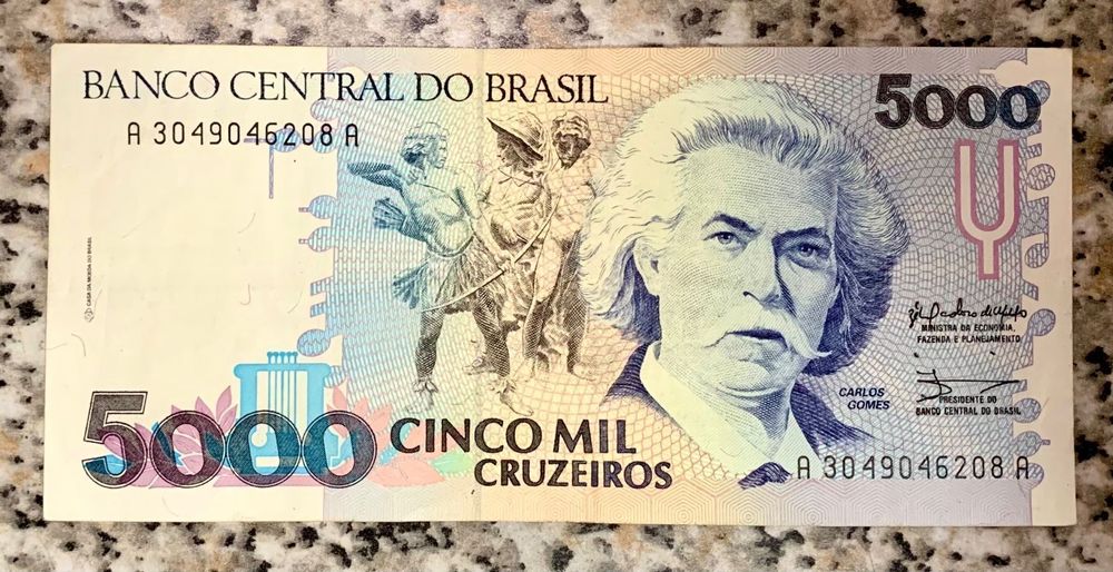 5000 Cruzeiros 1992 (Gebraucht) in Oberentfelden für CHF 3 – mit Lieferung auf Ricardo kaufen