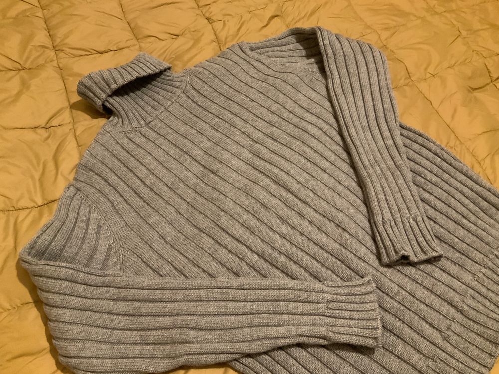 PRADA Rollkragenpullover 100% Virgin wool Gr.54 grau | Kaufen auf Ricardo