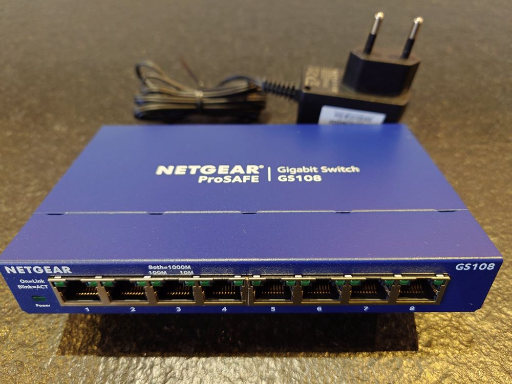 1x NETGEAR ProSafe 16Port (GS116) + 2x ProSafe 8Port (GS108) | Acheter ...