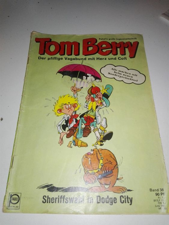 Tom Berry (Band 38) -Deutsch- © '1969 (Gebraucht) in St.Gallen für CHF ...