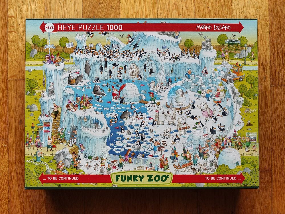 Heye Puzzle 1000 Funky Zoo Marino Degano Polar Habitat (Gebraucht) in ...