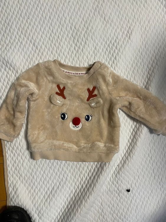 C&A Baby Pulli, Reh Rentier, Grösse 62, Winter, Top! (Neu (gemäss ...