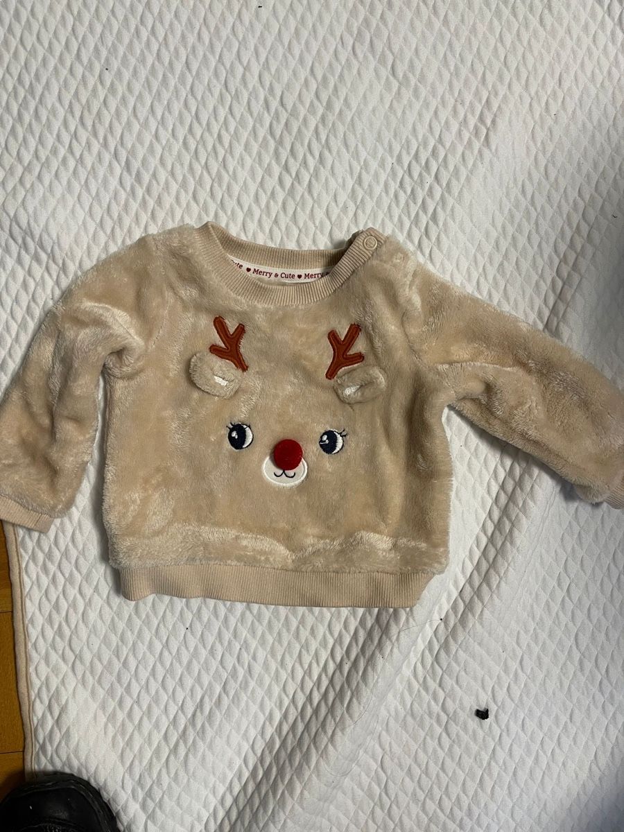 C&A Baby Pulli, Reh Rentier, Grösse 62, Winter, Top! (Neu (gemäss ...