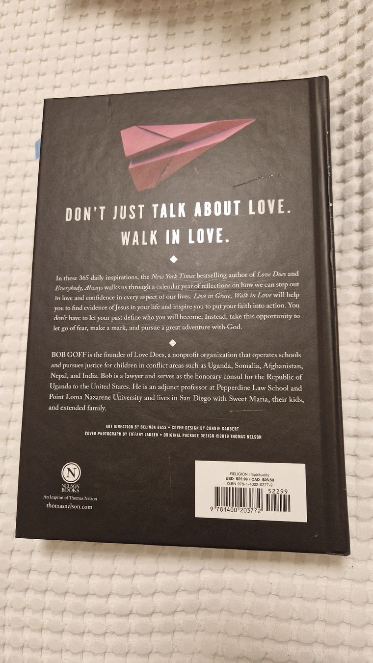 Bob Goff: Live in Grace, Walk in Love - Neuwertig! (Gebraucht) in ...