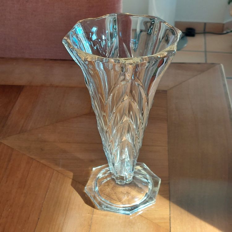Art Deco Kristall(?) Vase | Kaufen auf Ricardo