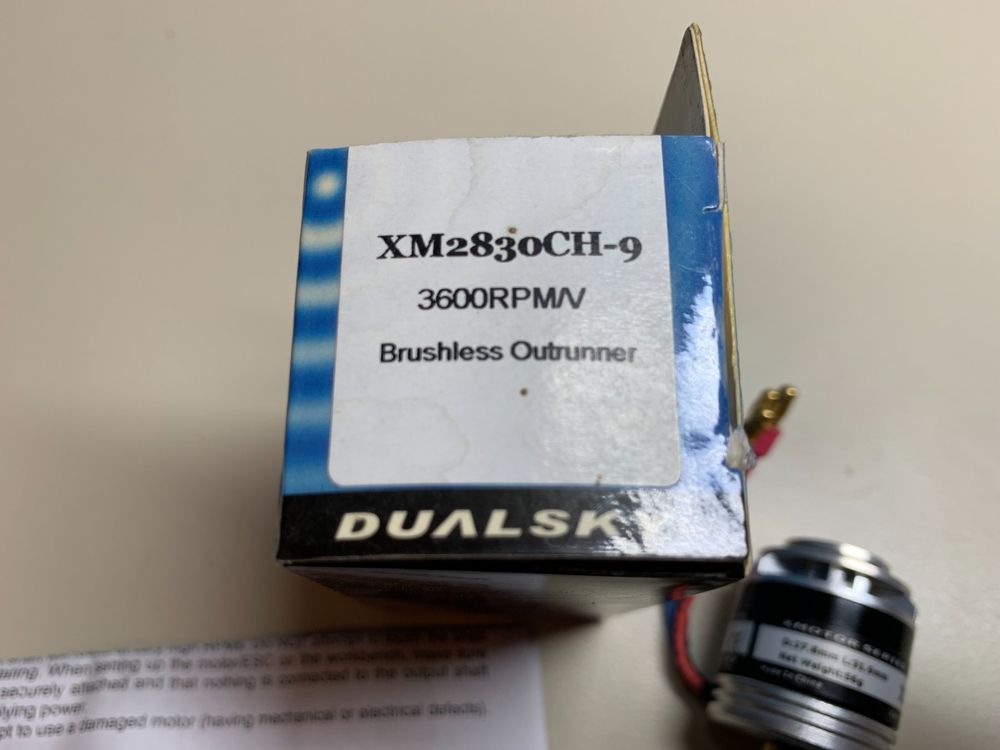 DUALSKY Brushless Motor - XM2830CH/9 - 3600Rpm/V - 3S (Neu und originalverpackt) in Romanshorn ...