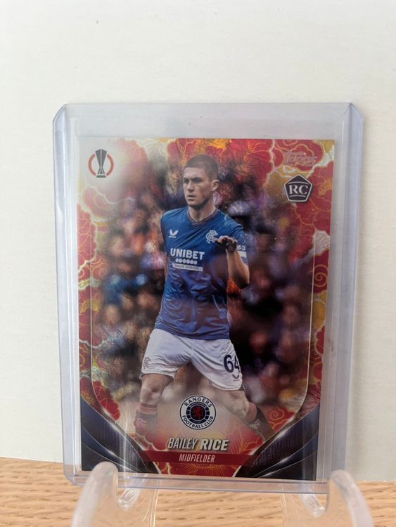 BAILEY RICE RANGERS Topps UCL Jade RC Chinese New Year /150 (Gebraucht ...