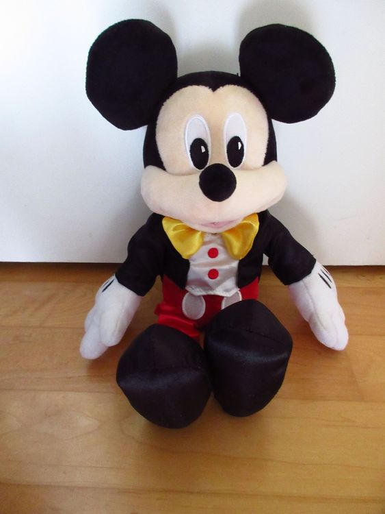 Disney, Mickey Mouse, 32cm, Micky Maus, Puppe, im Frack | Kaufen auf ...