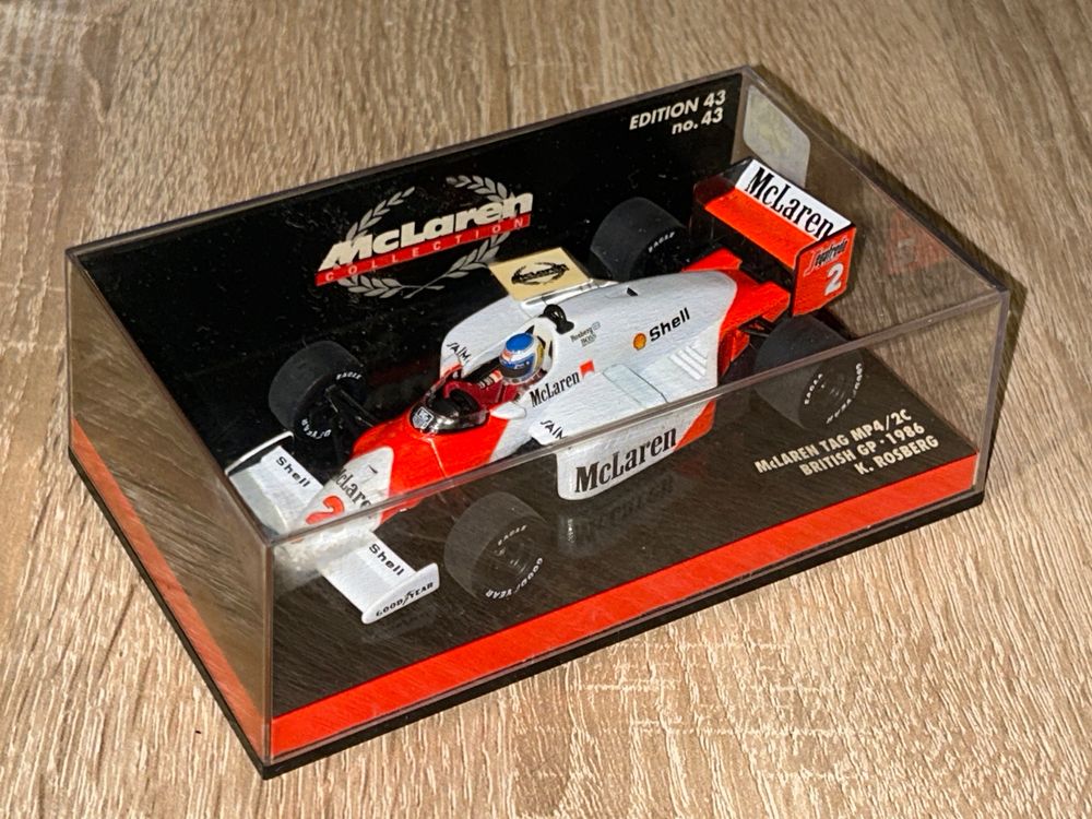 Minichamps 1:43 McLaren MP4/2C 1996 Rosberg British GP (Neu und ...