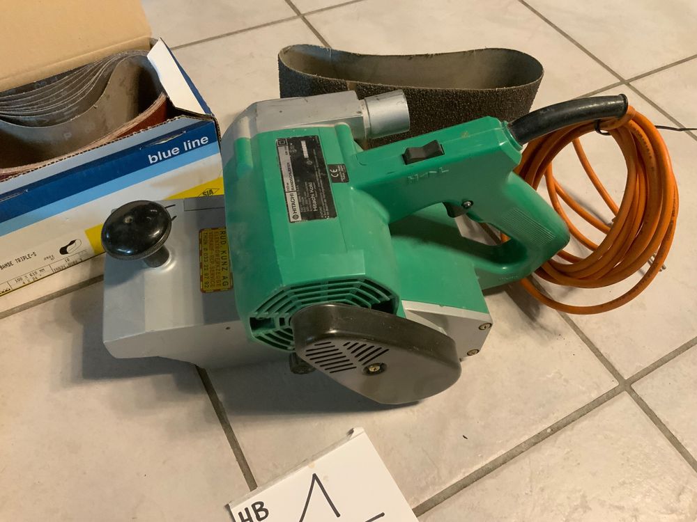 Hitachi Bandschleifer SB-110 (Bosch,Metabo,Dewalt,Milwaukee) (Gebraucht ...