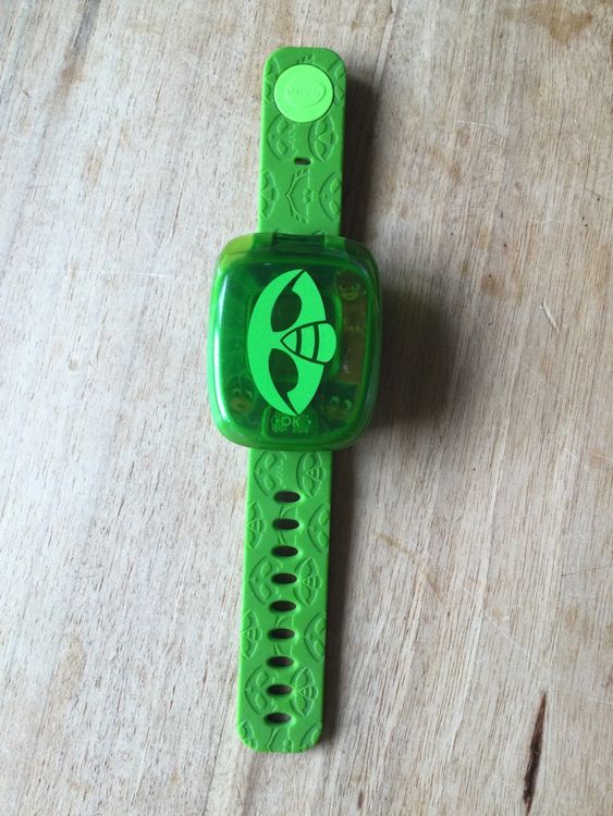 VTECH PjMasks Spieluhr / Superlernuhr für Kinder Gecko grün | Kaufen ...