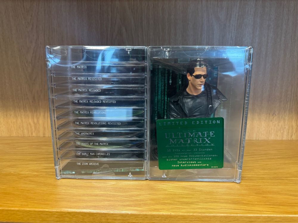 The Matrix Ultimate Collection DVD Box mit Figur (Neu und ...