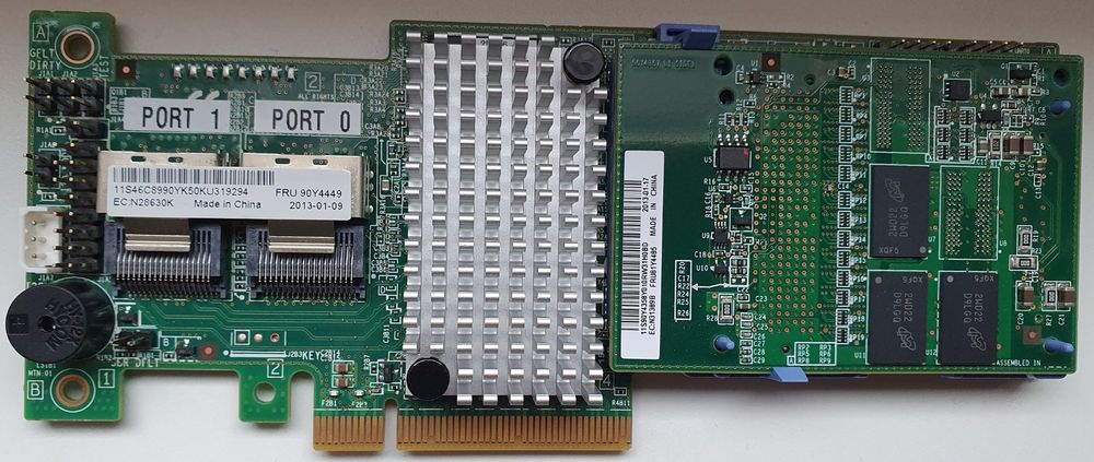 IBM SERVER RAID L3-25422-27E Controller + 1GB FLASH CARD (Gebraucht) in ...