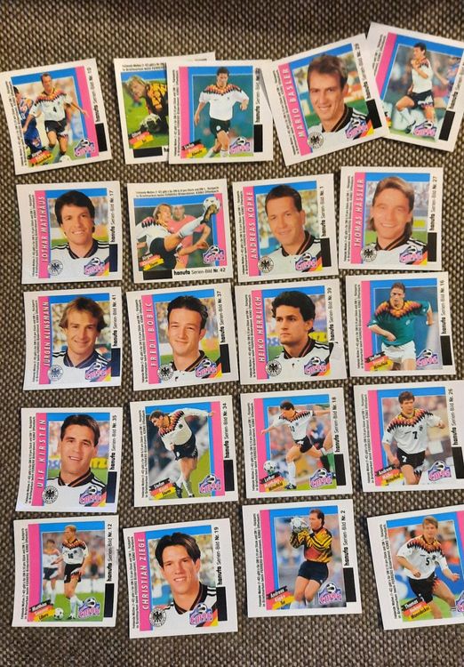 21 hanuta Serien-Bilder Fussball EM96 (Sticker) | Kaufen auf Ricardo