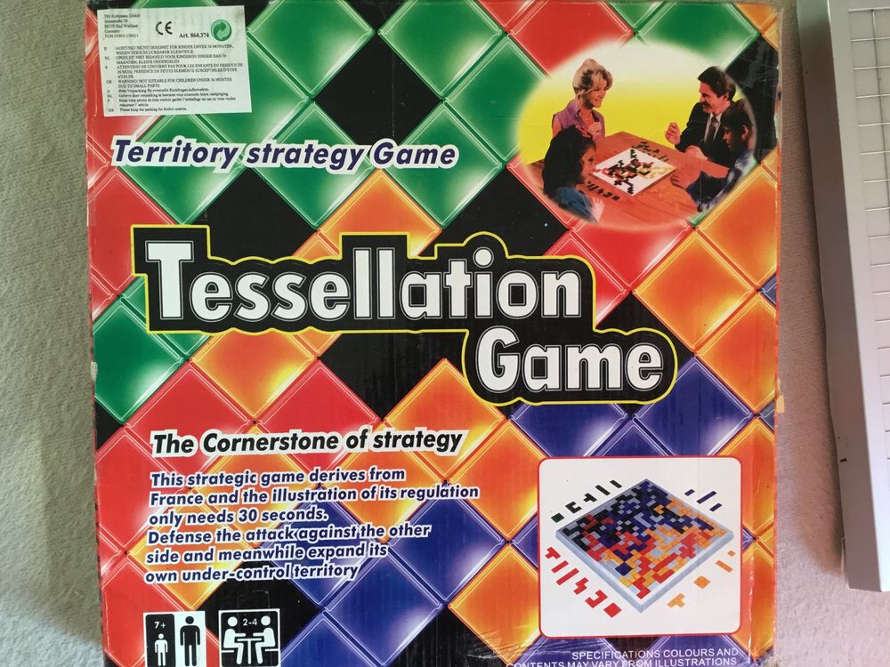 Blokus oder Tesselation Game Strategiespiel für 2-4 Spieler | Kaufen ...