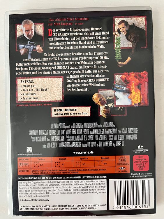 The Rock (1996) DVD 📀 (Neu (gemäss Beschreibung)) in Sierre für CHF 7.95 – mit Lieferung auf ...