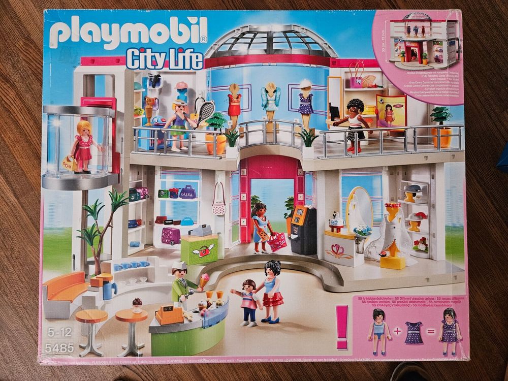 Playmobil Shopping-Center 5485 , 70194 und 6447 City Life | Kaufen auf ...