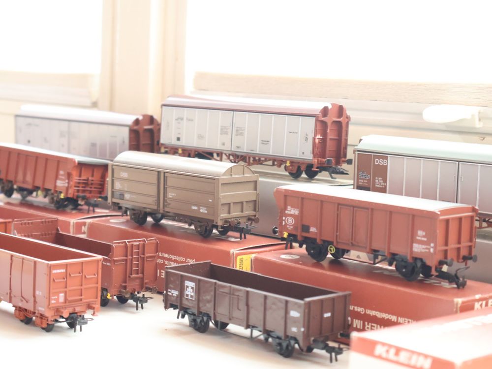 Klein Modellbahn 10 x Güterwagen H0 - schöne Modelle (Gebraucht) in ...